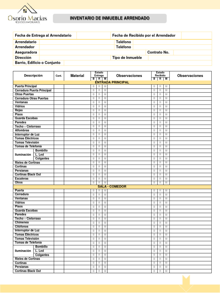 Formato Inventario V 2.0 Apartaestudio | Descargar gratis PDF | Equipo | Ingeniería de Edificación