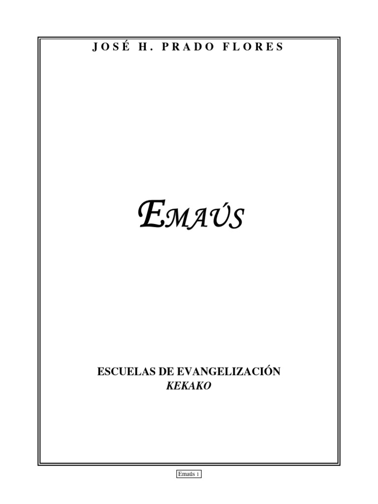 Curso Emaús | PDF | Jesús | La resurrección de Jesús