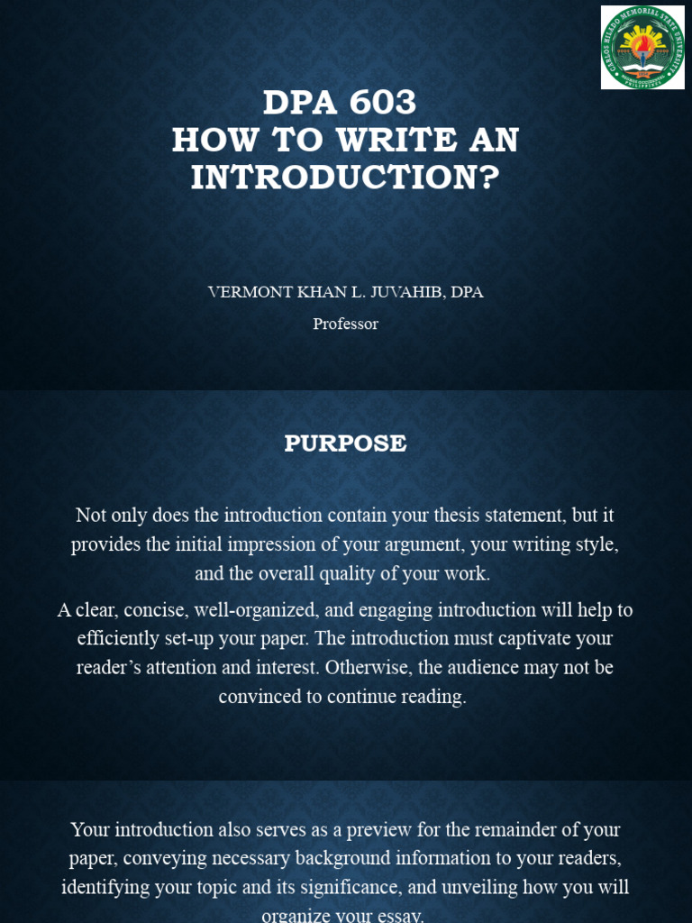 CHMSU Module Introduction | PDF | Question | Essays