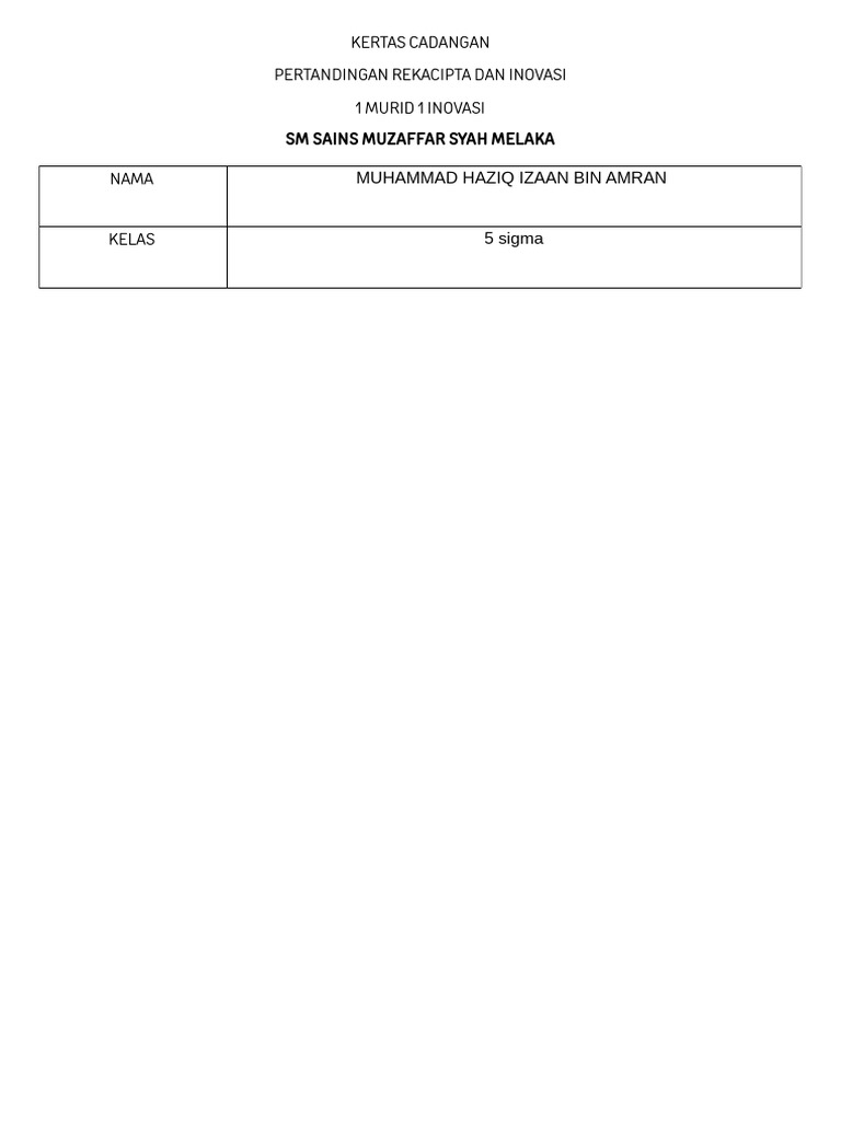 Template Borang Cadangan Inovasi 1murid 1inovasi Mozac (5) .Docx ...