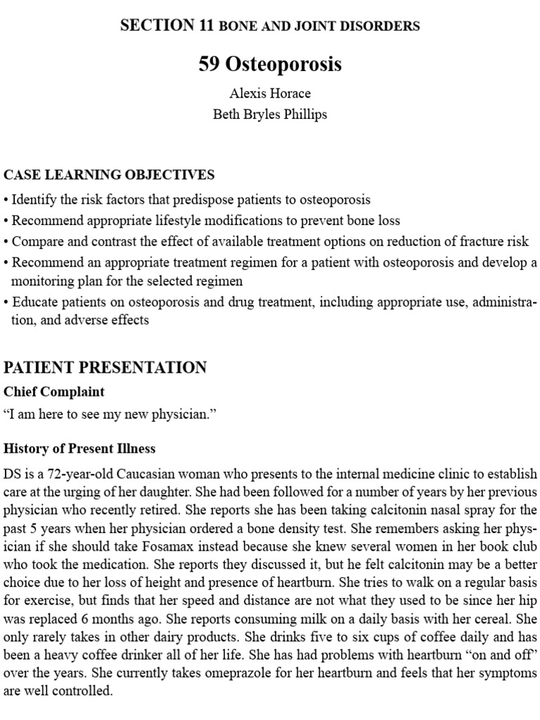 Kasus Osteoporosis Pdf Osteoporosis Clinical Medicine