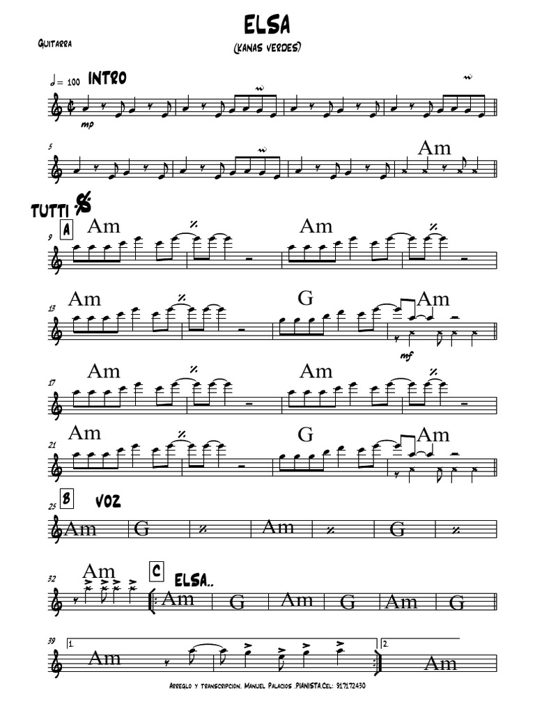 ELSA - Guitarra | PDF