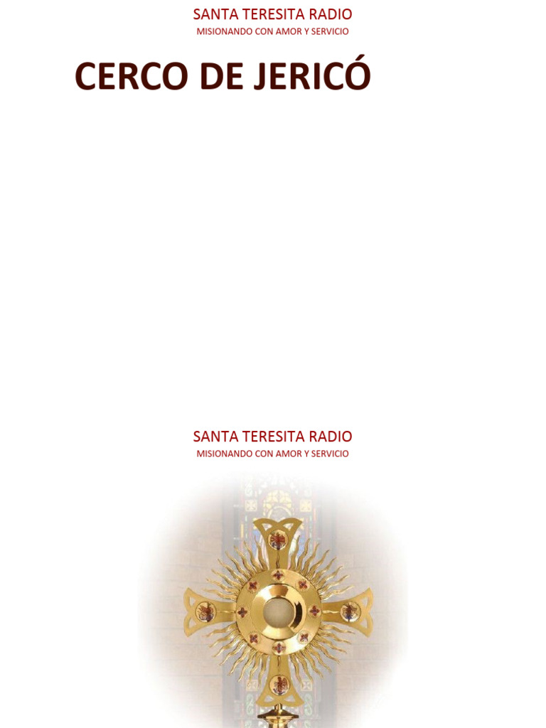 Cerco de Jericó: Oración de Sanación y Liberación | PDF | María, madre ...