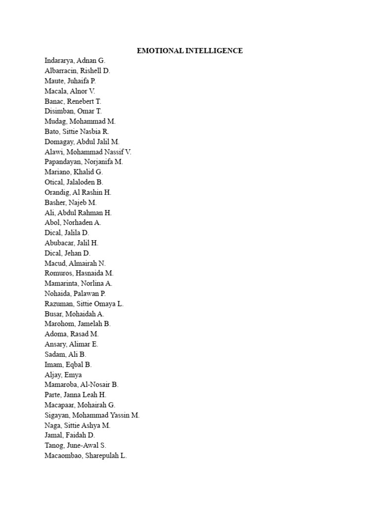 Nstp Emotional Intelligence Reflection | PDF