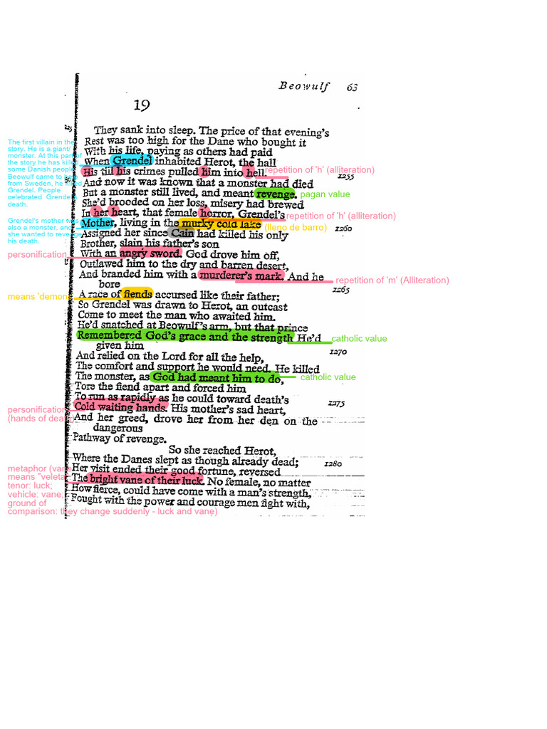 beowulf_escaneado | PDF | Beowulf | Old English Poems