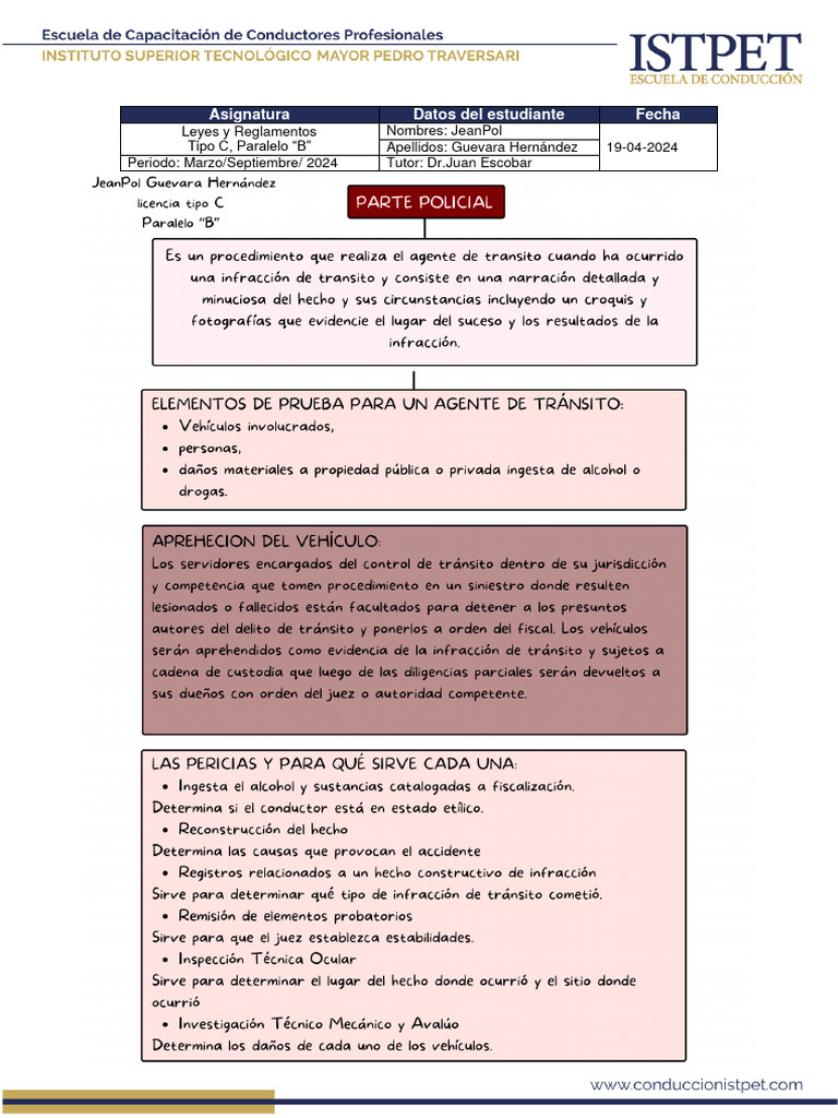 Parte Policial | PDF