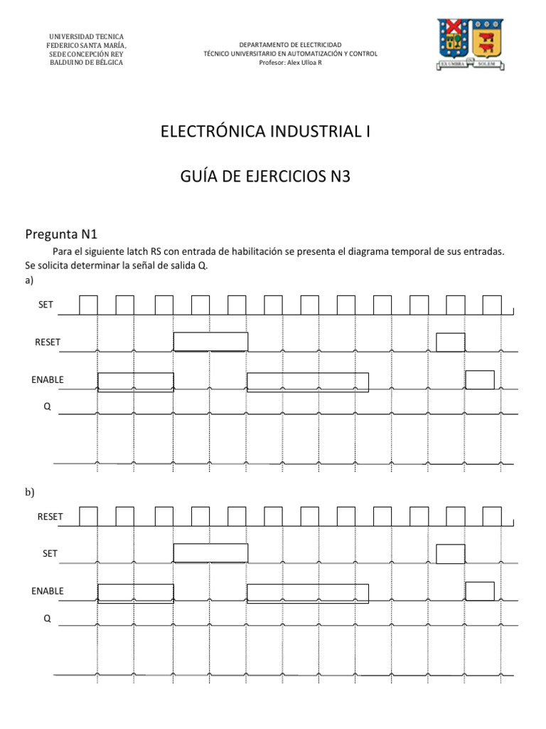 Electrónica Industrial I - Guía Ejercicios N3 V2 | Descargar gratis PDF | Ingeniería Informática ...