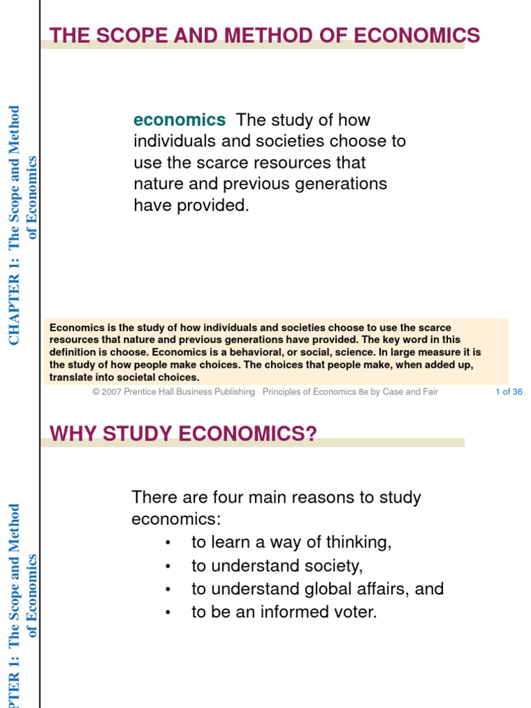 Minggu Ke 1 - (1 - 2) - Scope and Methods of Economics | PDF ...