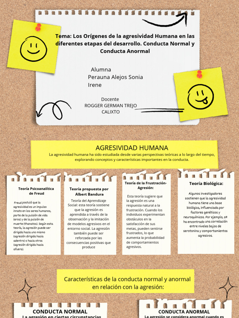 Presentación Conducta Normal y Anormal | PDF | Agresión | Comportamiento