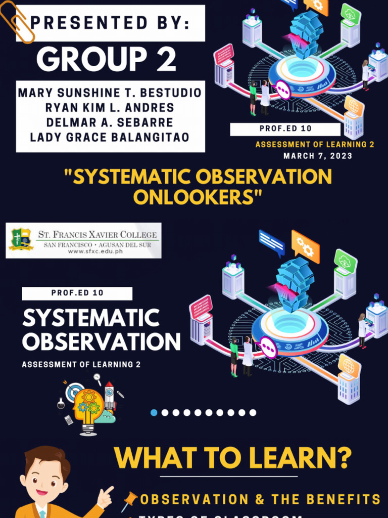 GROUP-2-PPT-FINAL-SYSTEMATIC-OBSERVATION | PDF | Reinforcement ...