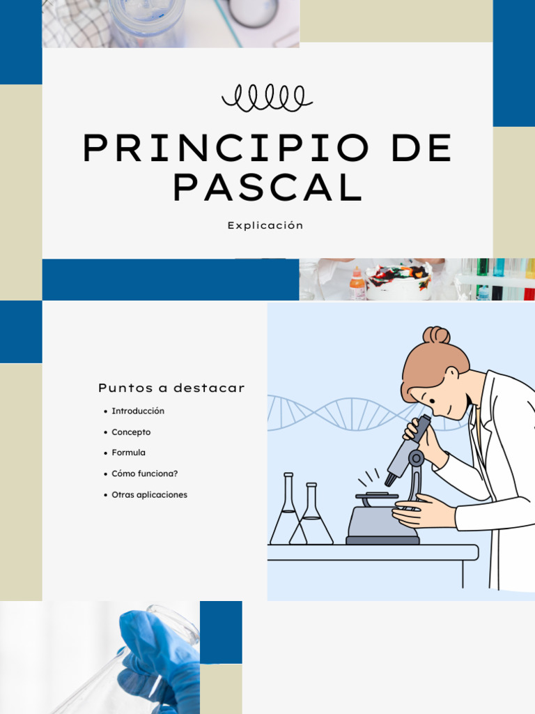 Principio de Pascal | PDF | Métodos y materiales de enseñanza