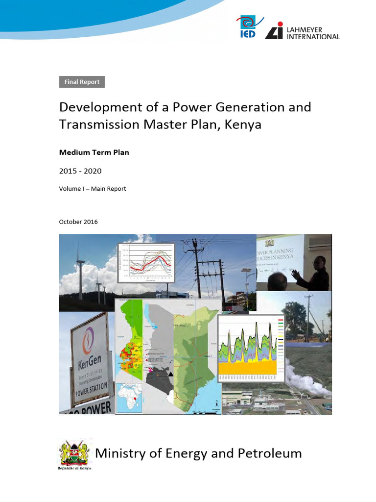 Kenya Power Generation Master Plan 2015-2020 | PDF | Energy Development ...
