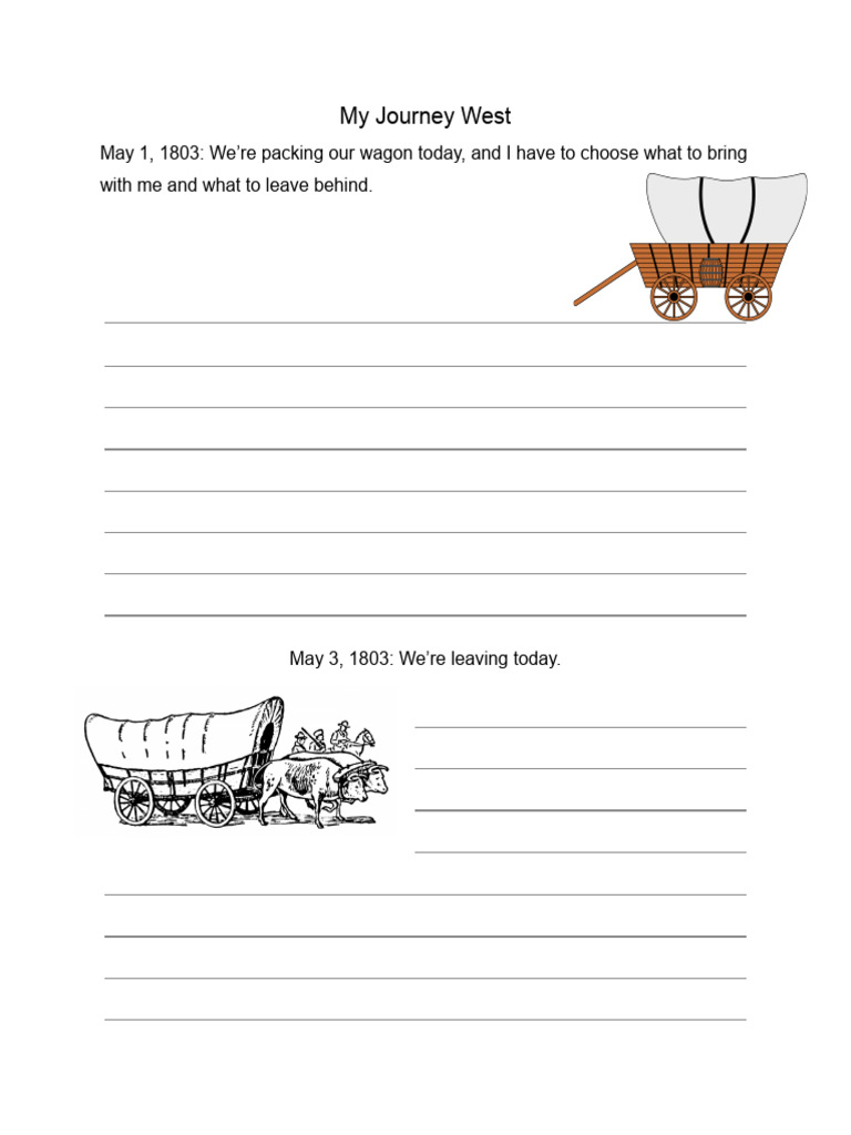 My Journey West Vs | PDF