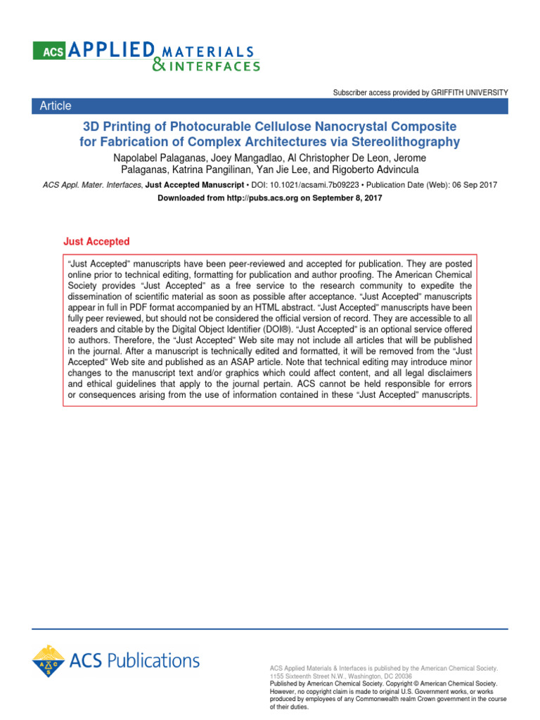 Palaganas2017 3D Printing of Photocurable Cellulose Nanocrystal ...