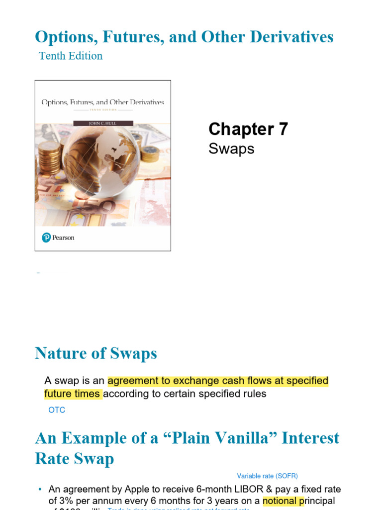 Chapter 7 Swaps | PDF | Swap (Finance) | Libor