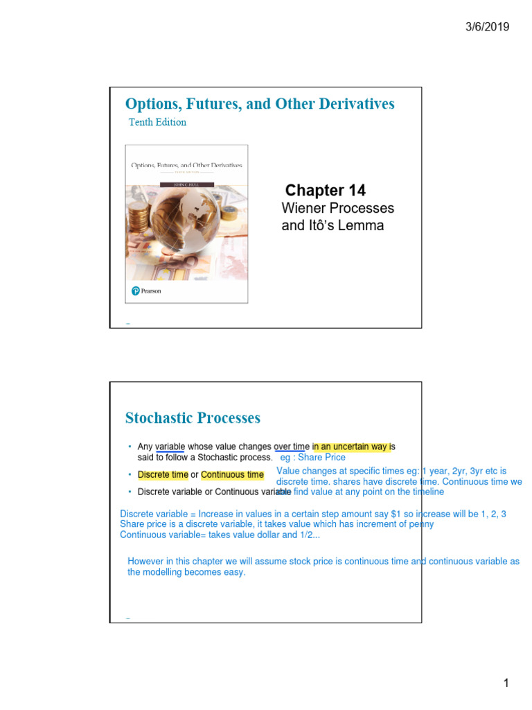 Chapter 14 | PDF | Stochastic Process | Variance