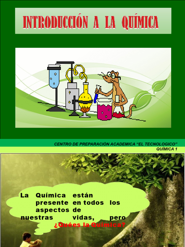 INTRODUCCIÓN A LA QUIMICA | PDF | Química | Sustancias químicas