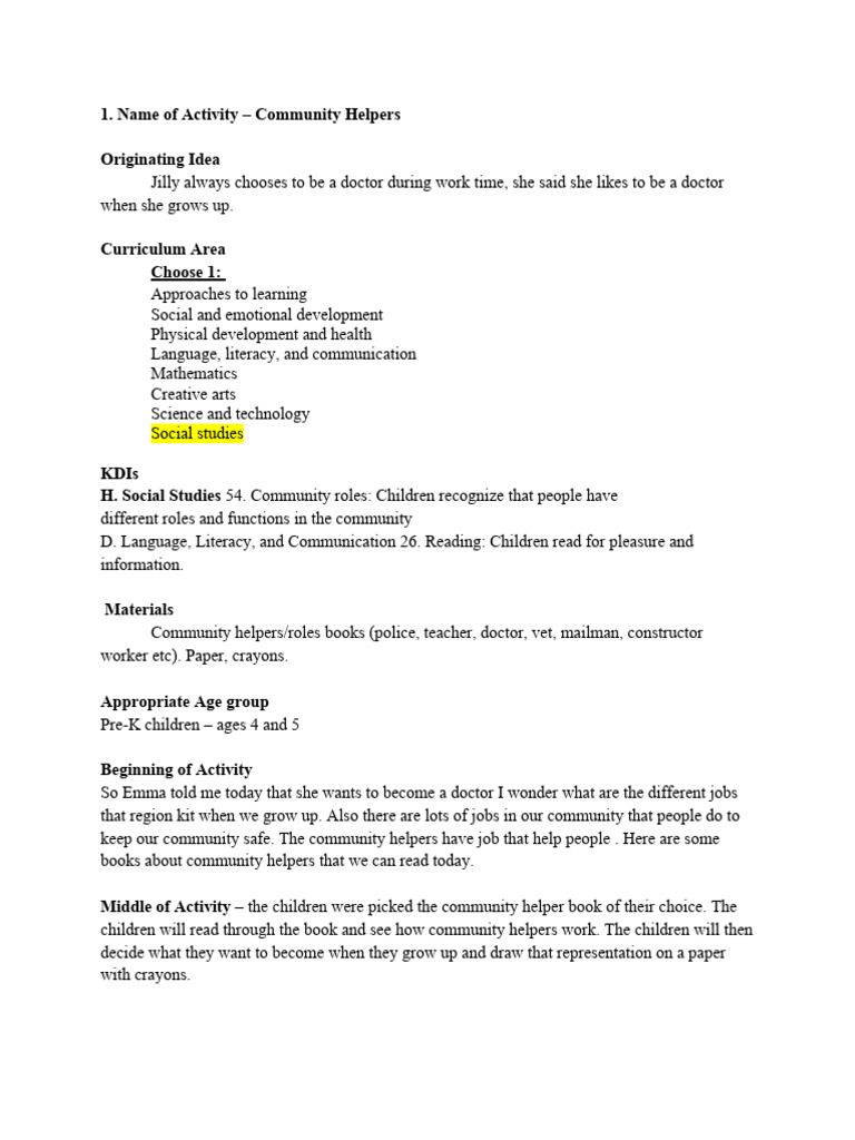 social lesson plans | PDF | Literacy | Communication