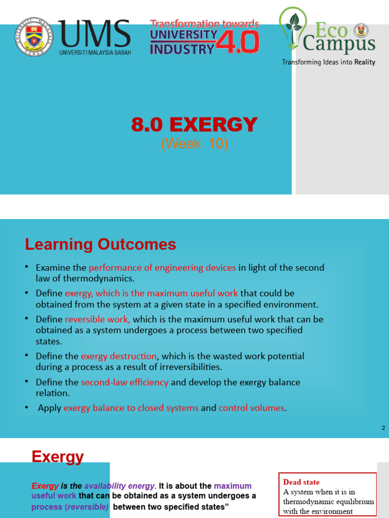 Understanding Exergy in Thermodynamics | PDF | Exergy | Heat