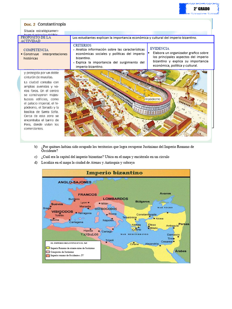 Importancia del Imperio Bizantino | PDF | imperio Bizantino | Justiniano I