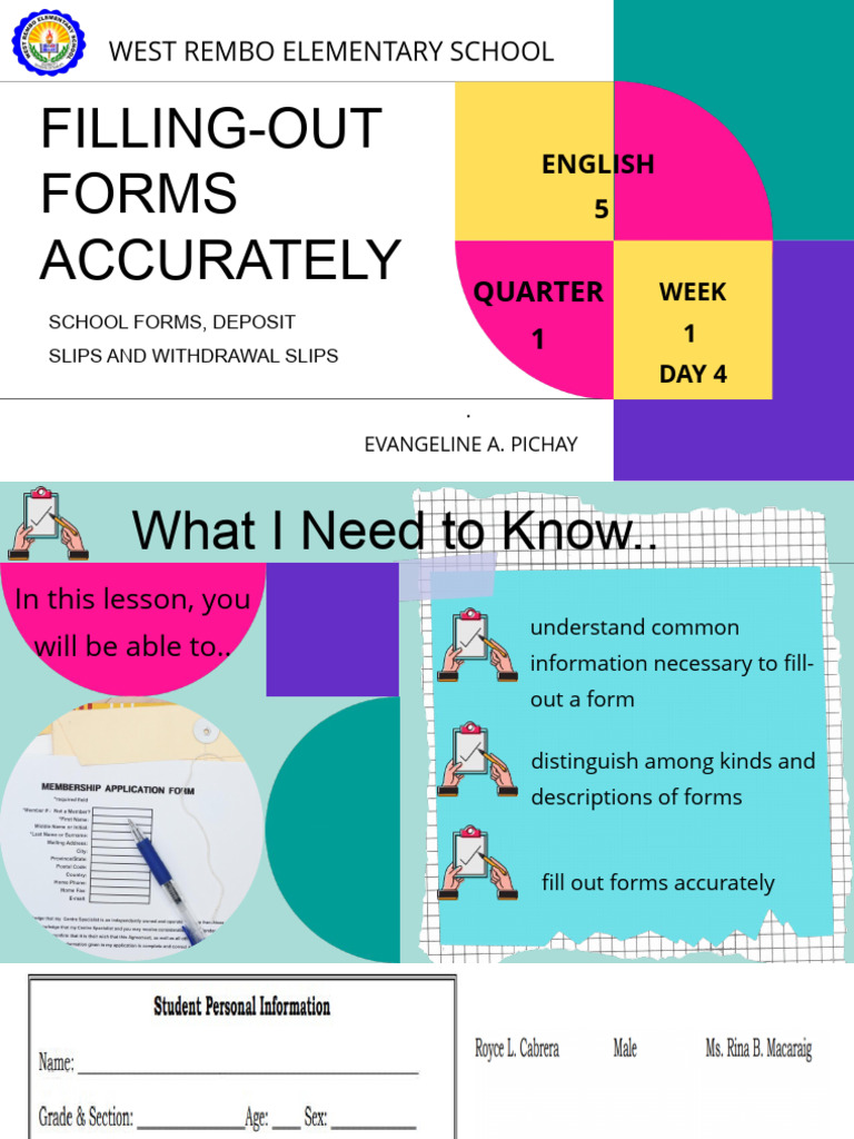 How to Accurately Fill Bank Forms | PDF | Deposit Account | Banks