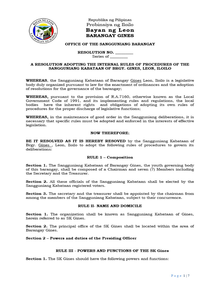 Internal Rules and Procedures SK | PDF | Government | Justice