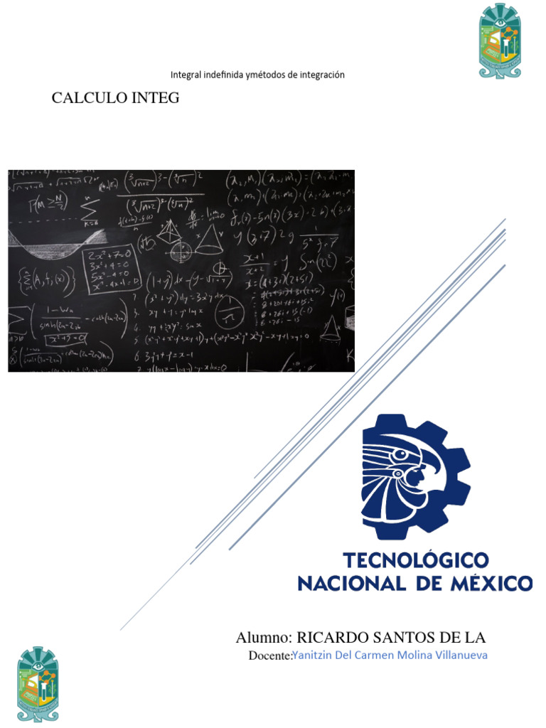 Integral Indefinida Ymétodos de Integración | PDF | Integral | Función (Matemáticas)