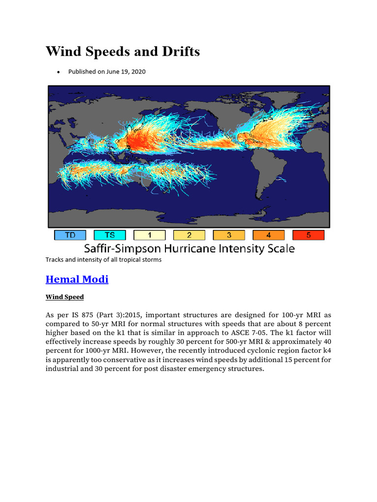 Wind Speeds and Drifts | Download Free PDF | Wind Speed | Wound