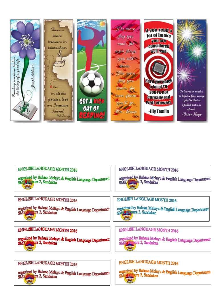 bookmarks english | PDF