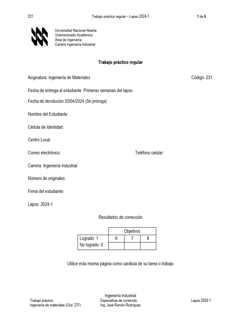 TP 231 20241 | PDF | Acero | Tratamiento a base de calor