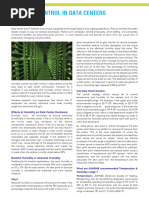 ASHRAE 2021 Data Center Thermal Guidelines | PDF | Humidity | Data Center