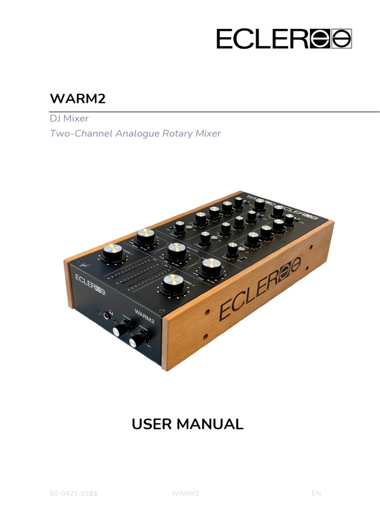 Ecler WARM2 User Manual en | PDF | Equalization (Audio) | Ac Power Plugs And Sockets