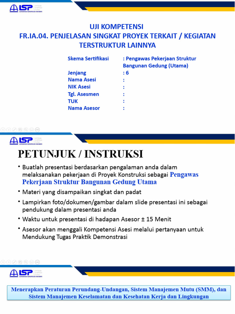 Pengawas Struktur Bangunan Gedung Utama | PDF