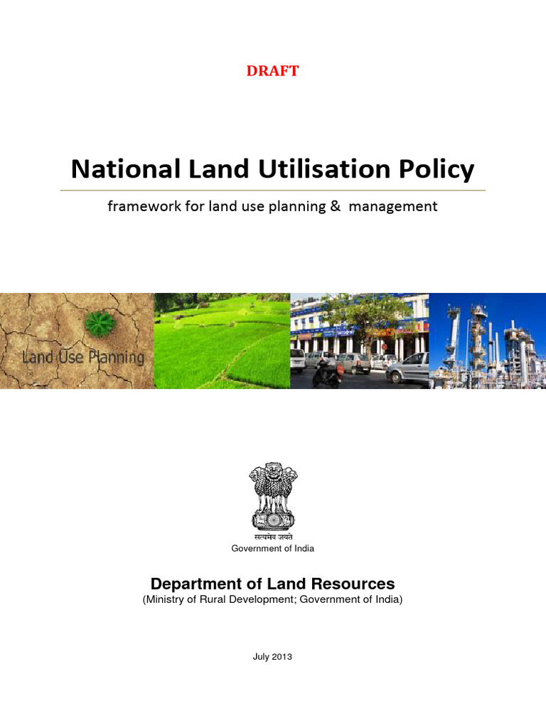 National Land Utilisation Policy 2013 | PDF | Environmental Degradation ...
