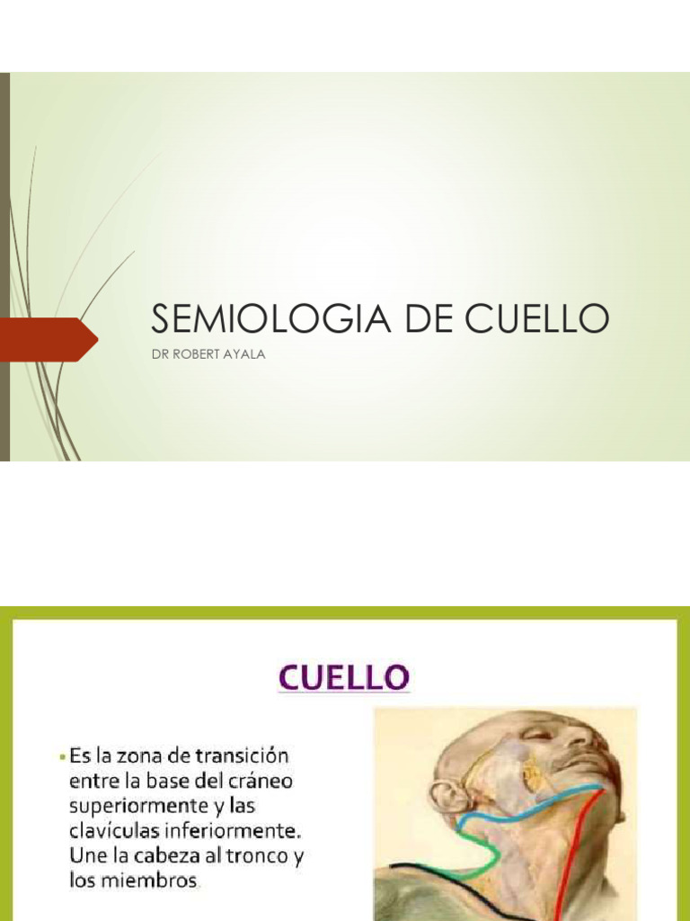 Semiologia Del Cuello | PDF | Neoplasias | Enfermedades y trastornos