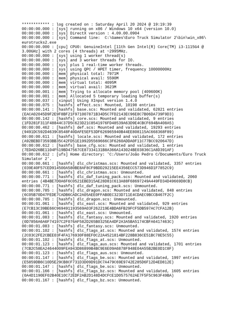 Game Log | PDF | Computing Platforms | Computing