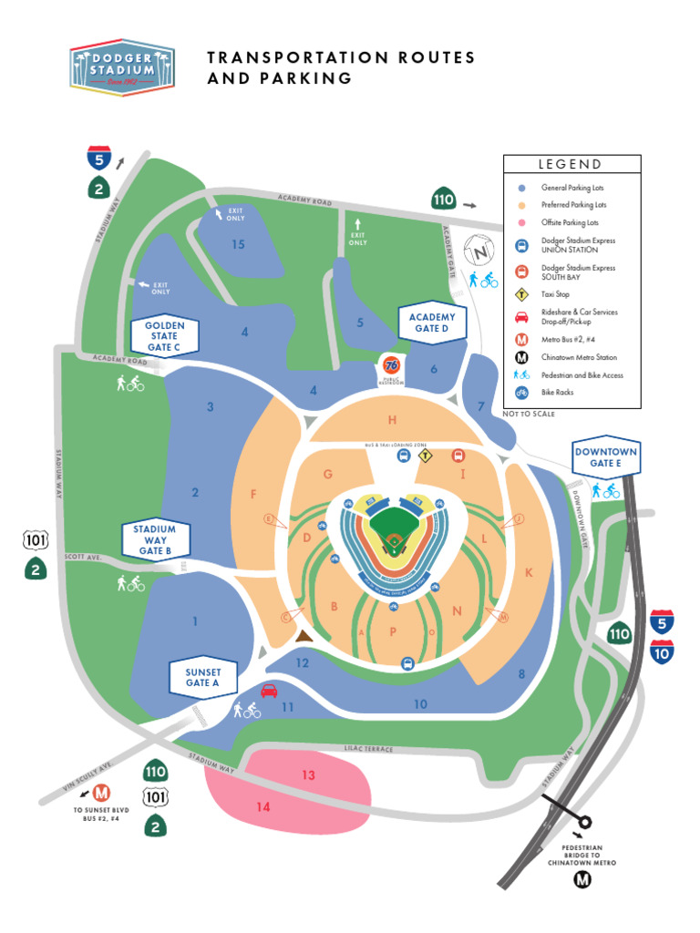 Lad 23 Dodger Parking Map | PDF | Transport | Public Transport