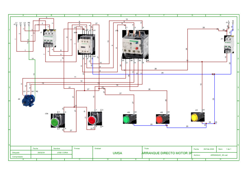 ARRANQUE DIRECTO 3D 1.cad | PDF