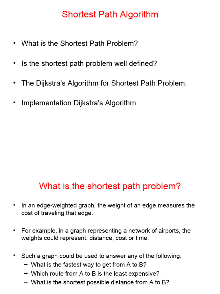 24 ShortestPathAlgorithm-091 | PDF | Algorithms And Data Structures ...
