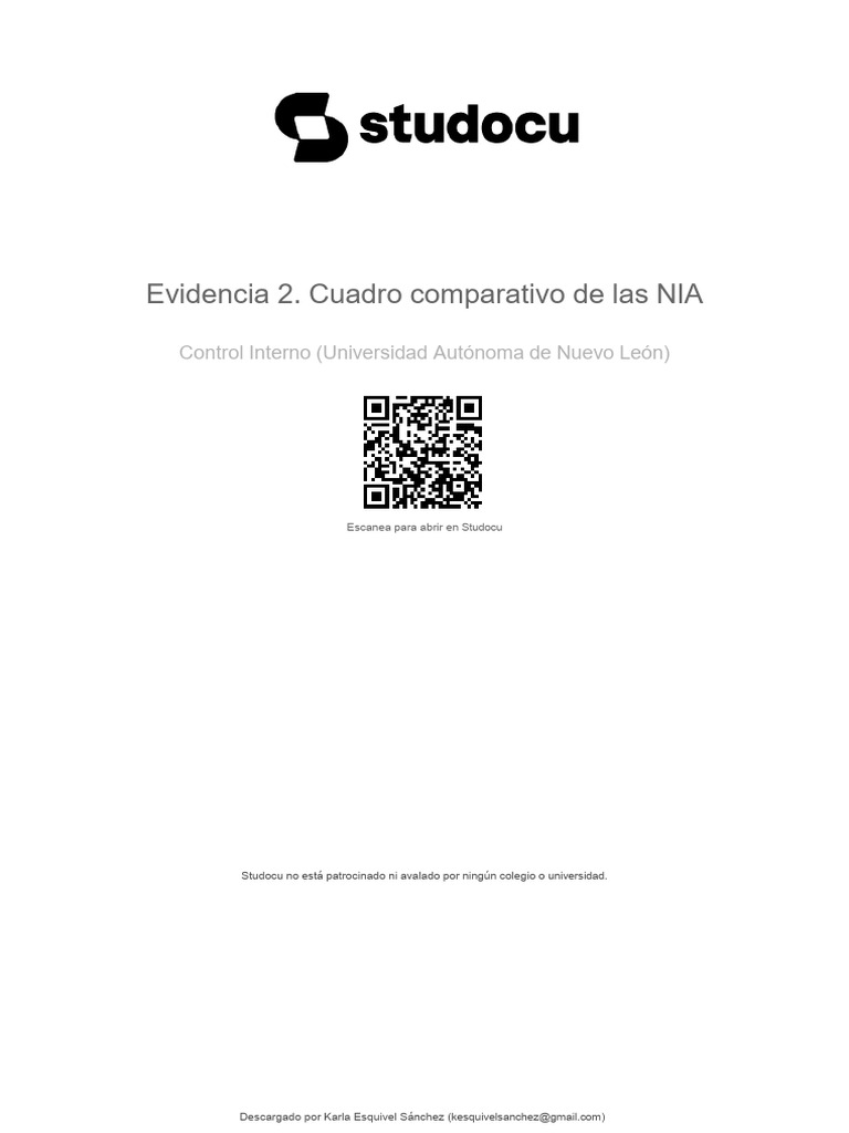 evidencia-2-cuadro-comparativo-de-las-nia (1) | PDF | Auditoría | Contralor
