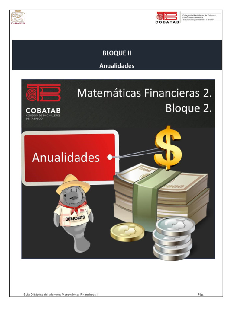 Problemario Mf2 b2 Pr02 Anualidades | PDF | Aprendizaje