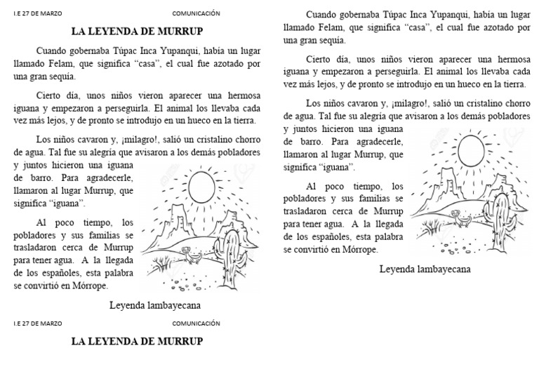 Leyenda de Morrope | PDF