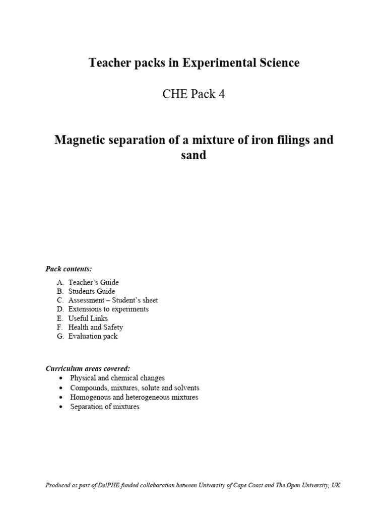 magnetic | PDF | Mixture | Magnetism