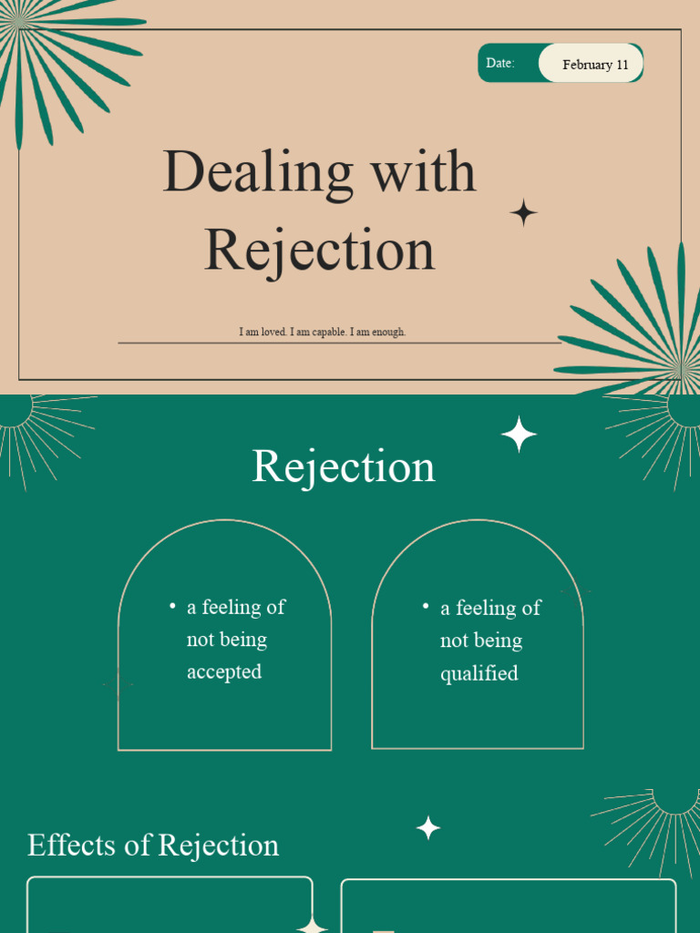 Dealing With Rejection | PDF | Religious Belief And Doctrine | Bible Content