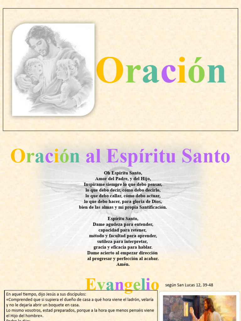 Oracion Corta 191022 | PDF | Creencia religiosa y doctrina
