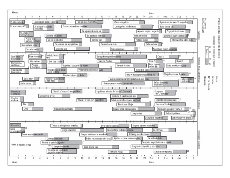 Test de Denver impreso | PDF