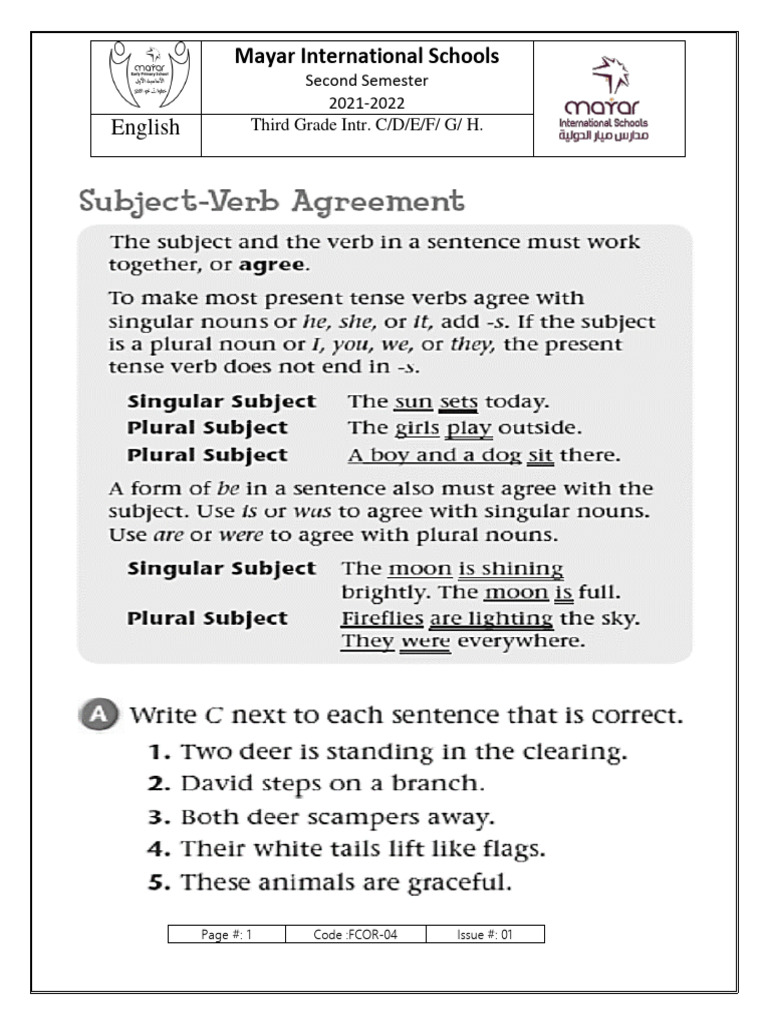3rd Int Grammar Booklet | PDF | Semantic Units | Language Mechanics