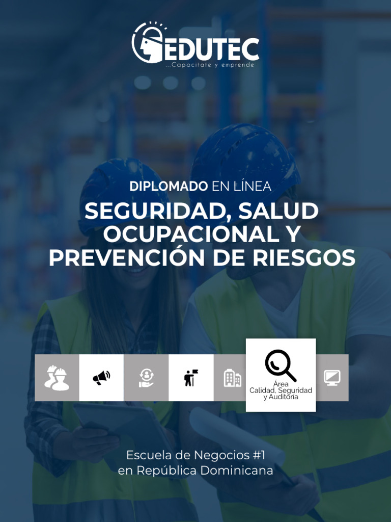 Diplomado Seguridad, Salud Ocupacional y Prevención de Riesgos | Descargar gratis PDF ...