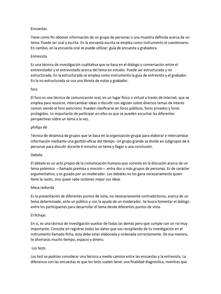 Encuestas | PDF | Metodología de encuesta