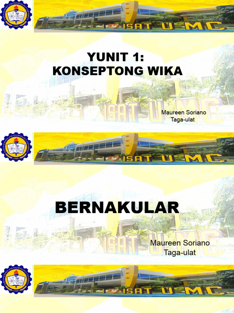 Bernakular Soriano | PDF